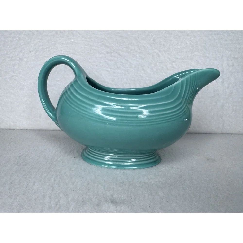 Fiesta | Dining | Homer Laughlin Fiesta Ware Turquoise Gravy Boat ...